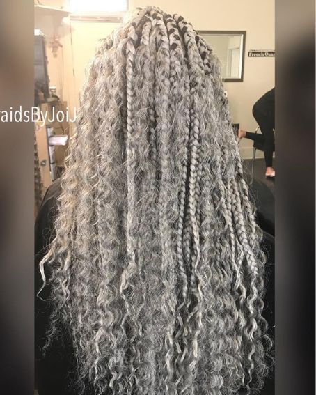 25 Beautiful Gray Braids Hairstyles For Women Over 50 To Try In 2025