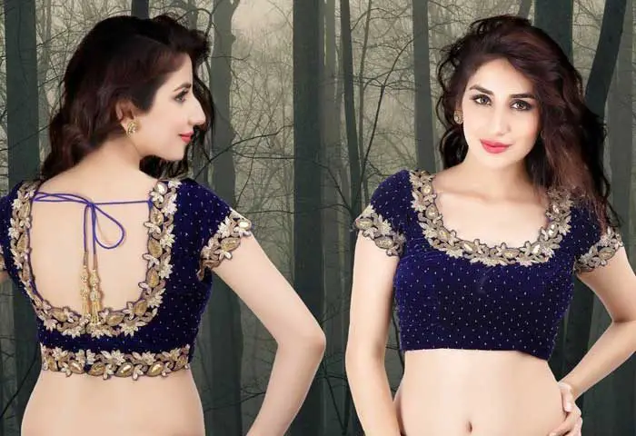 40+ Latest Blouse Back Neck Design Ideas