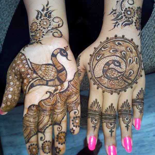 25 Latest Peacock Mehndi Designs for Hands