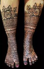 20 Eye-Catching Leg Mehndi Designs | Unleash Your Creativity
