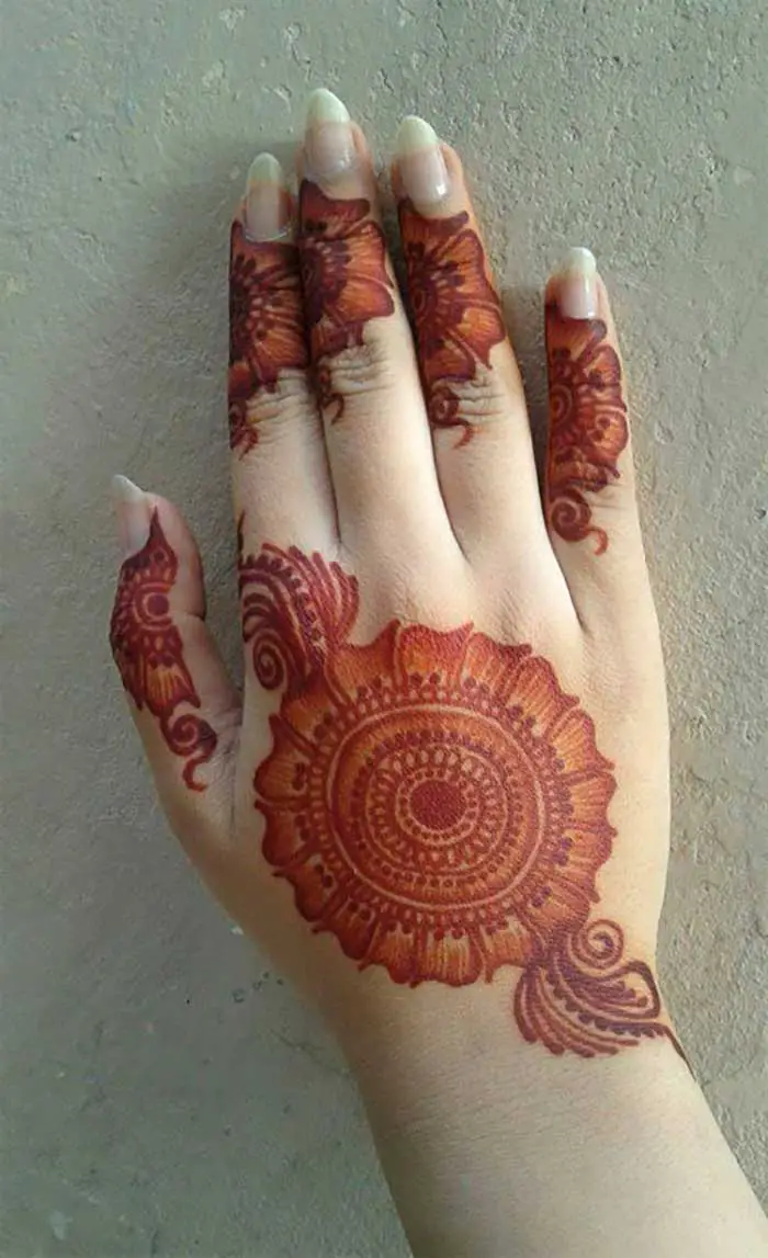 20 Latest Kashmiri Mehndi Designs That Look Simple