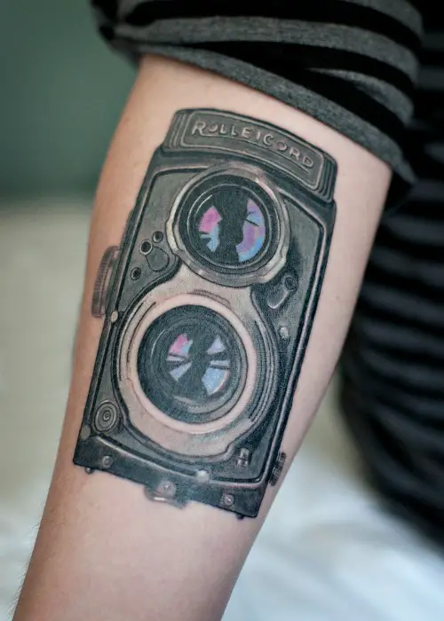 33 Most Beautiful Camera Tattoo Ideas That Will Totally Inspire You To ...