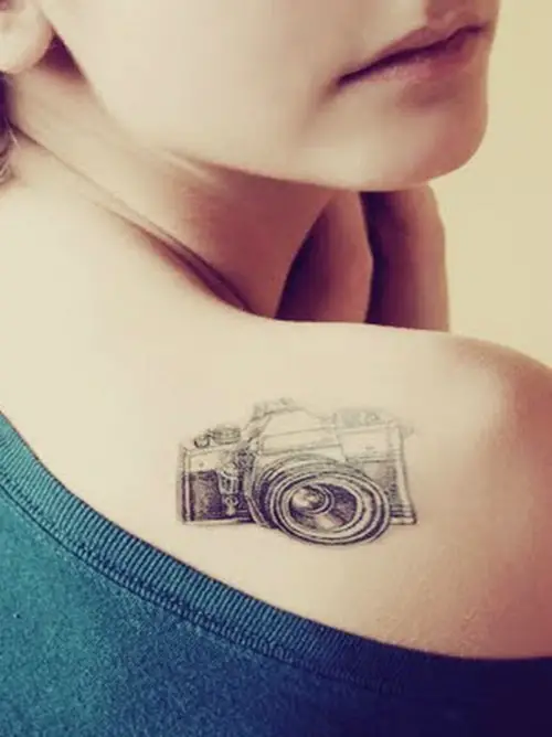 33 Most Beautiful Camera Tattoo Ideas That Will Totally Inspire You To ...