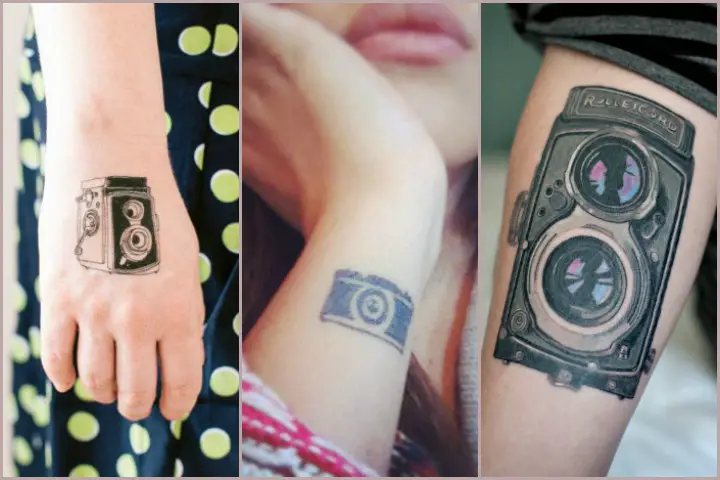 33 Most Beautiful Camera Tattoo Ideas That Will Totally Inspire You To ...