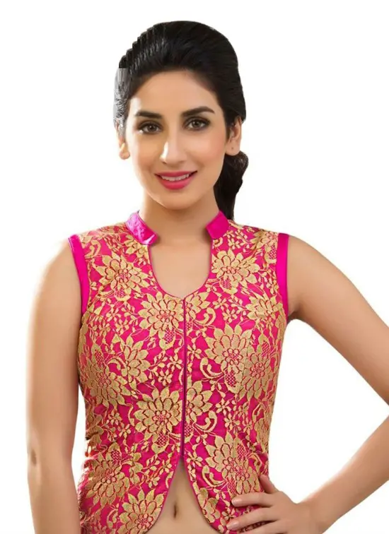 26 Trendy Celebrity Pink Blouse Designs