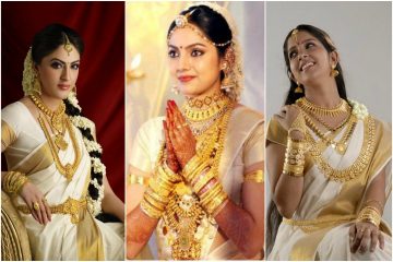 15 Kerala Wedding Sarees & Blouse Designs