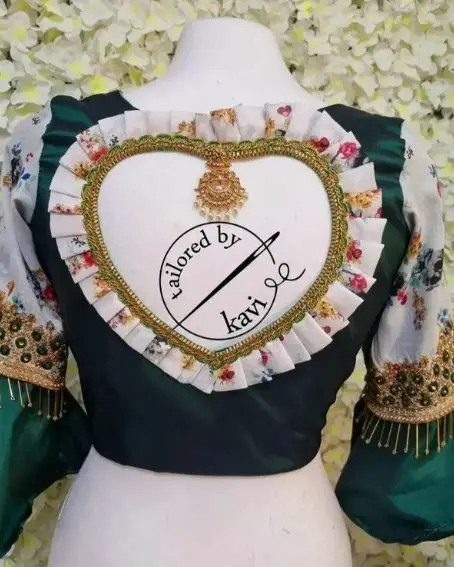 15 Latest blouse designs with patch work