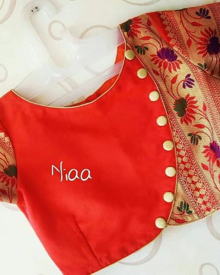 15 Latest blouse designs with patch work