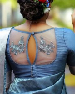 20 Graceful Pics Of Net Blouse Designs
