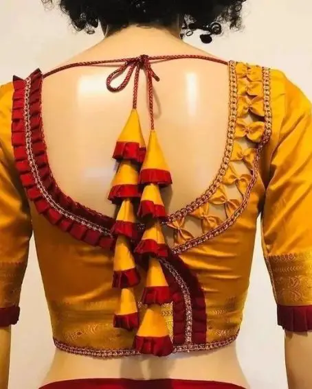 15 Latest blouse designs with patch work
