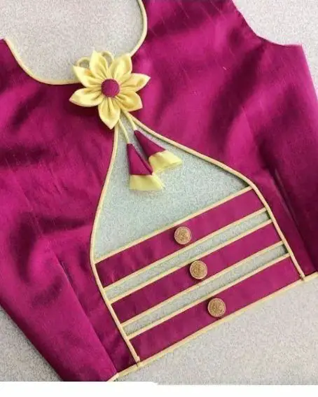 15 Latest blouse designs with patch work