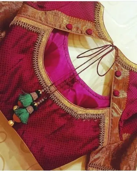 15 Latest blouse designs with patch work