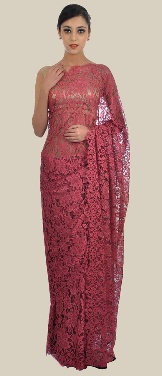 20 Different Look Gorgeous In Your Chantilly Lace Saree