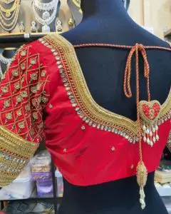 20 Beautiful Pics Of Pattu Saree Blouse Back Neck Designs For Marriage