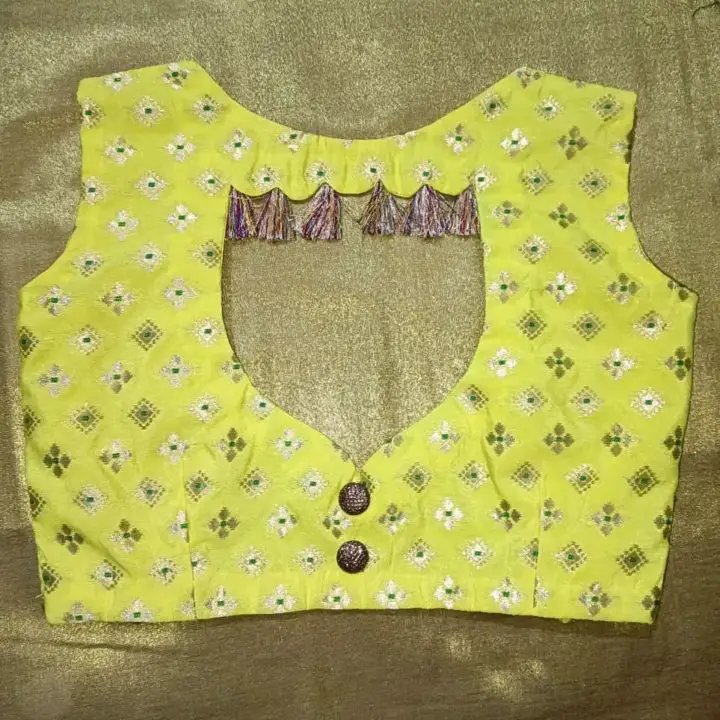 41 Traditional & Fancy Blouse Back Neck Designs