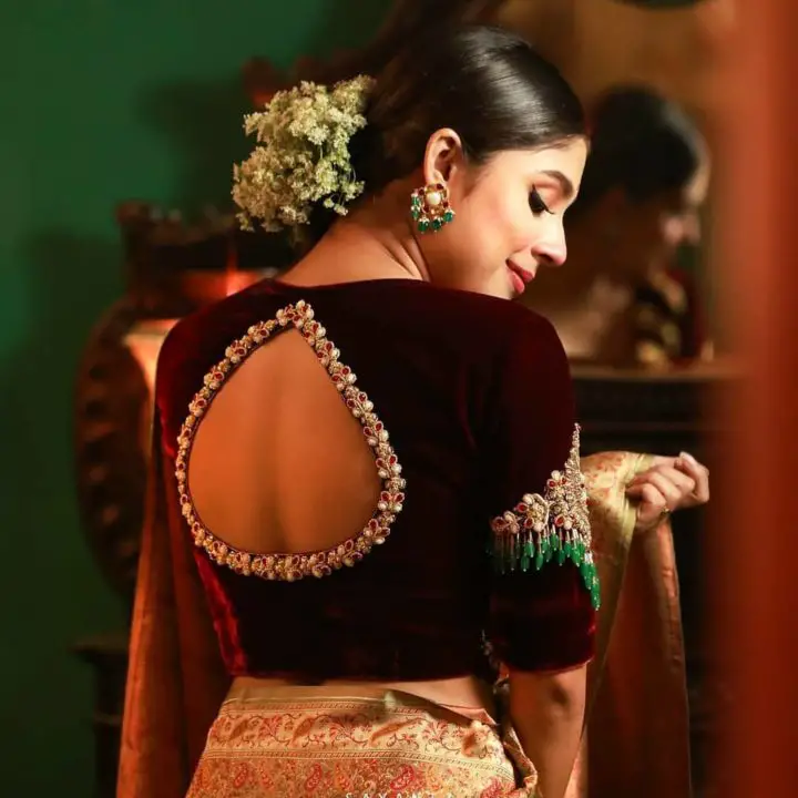 41 Traditional & Fancy Blouse Back Neck Designs