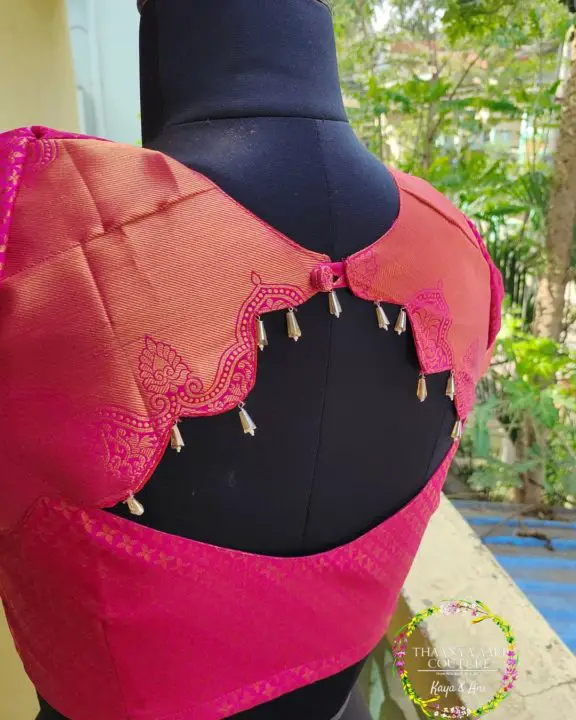 41 Traditional & Fancy Blouse Back Neck Designs