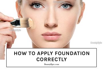 How To Apply Foundation On Face - Step By Step Guide