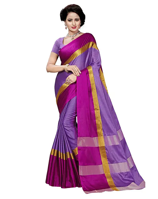 Lavender Sarees - 25 Trendy Lavender Colour Sarees