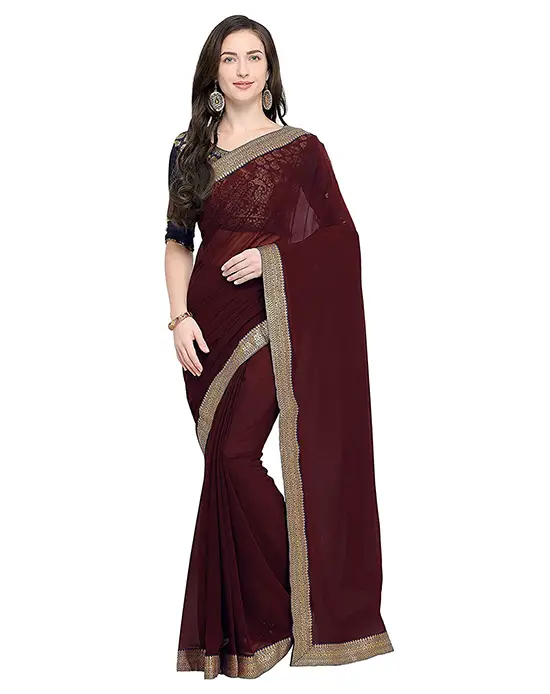20 Latest Copper Colour Sarees for Women