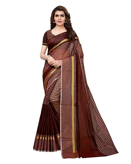 20 Latest Copper Colour Sarees for Women