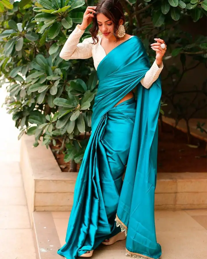 Teal Sarees - 15 Beautiful Teal Colour Sarees for Women