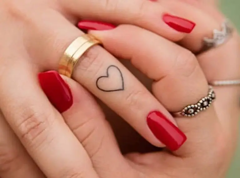 30 Beautiful Heart Tattoo Designs On Fingers You Would Love To Flaunt