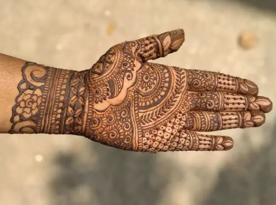 20+ Simple And Easy Palm Mehndi Designs