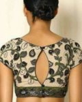 20 Latest High Neck Blouse Back Designs