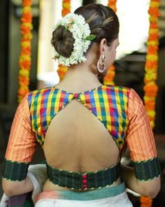 Trending Back Button Blouse Designs: 26 Must-See Picks