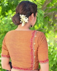 Trending Back Button Blouse Designs: 26 Must-See Picks