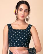 24 Latest Square Neck Blouse Design Ideas In