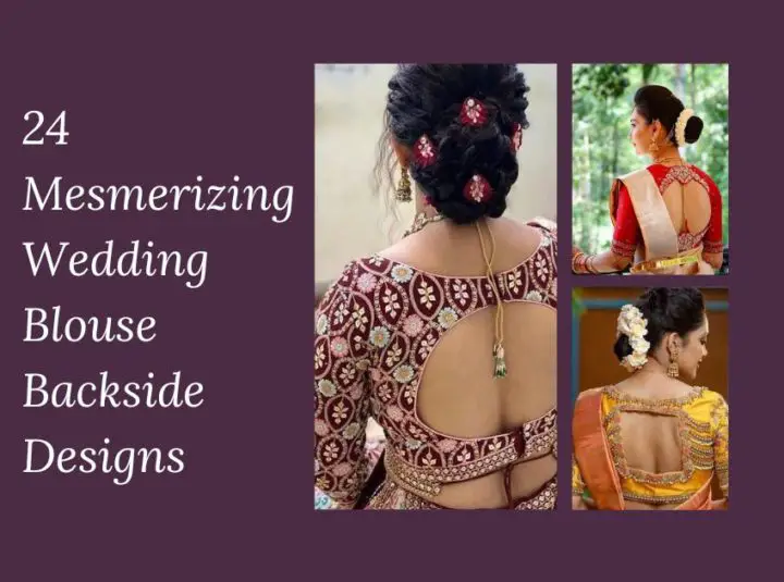 24 Exquisite Wedding Blouse Back Designs To Elevate Your Bridal Look In ...