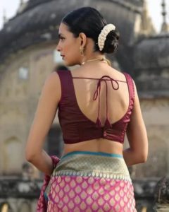 25+ Latest U-Shaped Backless Blouse Designs In 2025