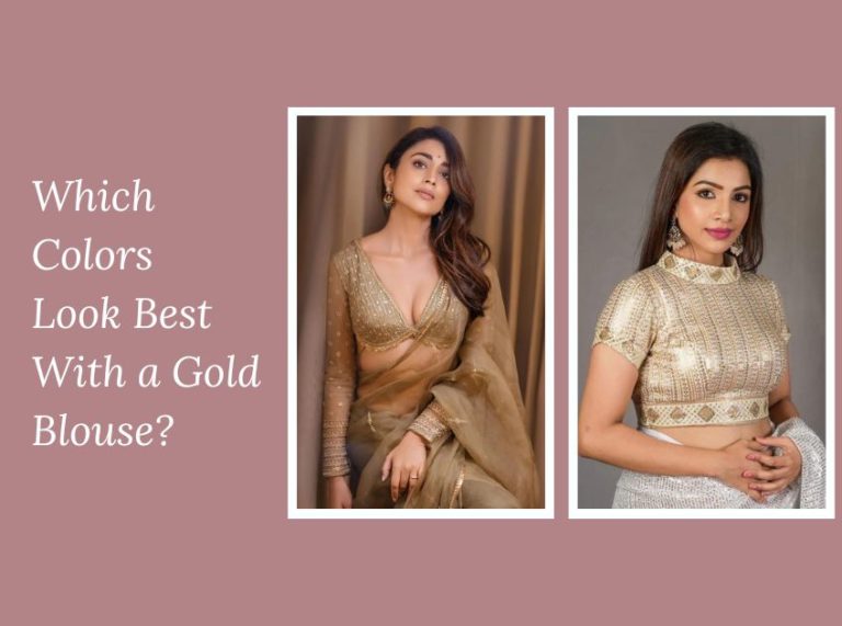 10 Gold Blouse Saree Styles That Will Turn Heads In 2025