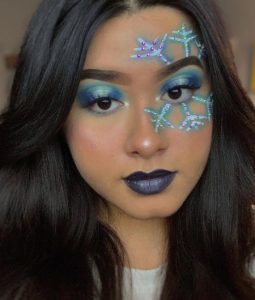 20 Enchanting Christmas Snowflake Eye Makeup Looks For A Dazzling ...