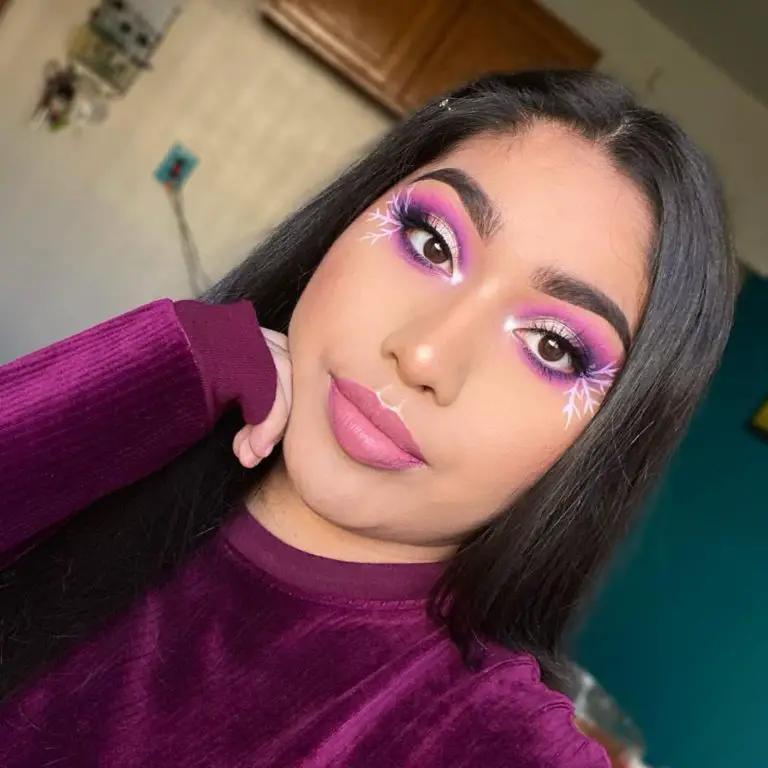 20 Enchanting Christmas Snowflake Eye Makeup Looks For A Dazzling ...