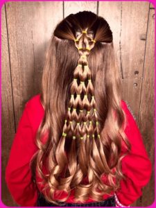 Festive Braided Magic: 20 Enchanting Christmas Tree Hairstyles For Your ...